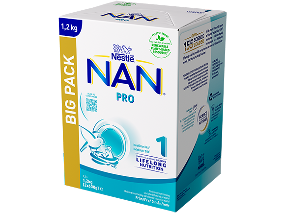 Nestlé NAN PRO 1 modersmjölksersättning 12kg burk pulver