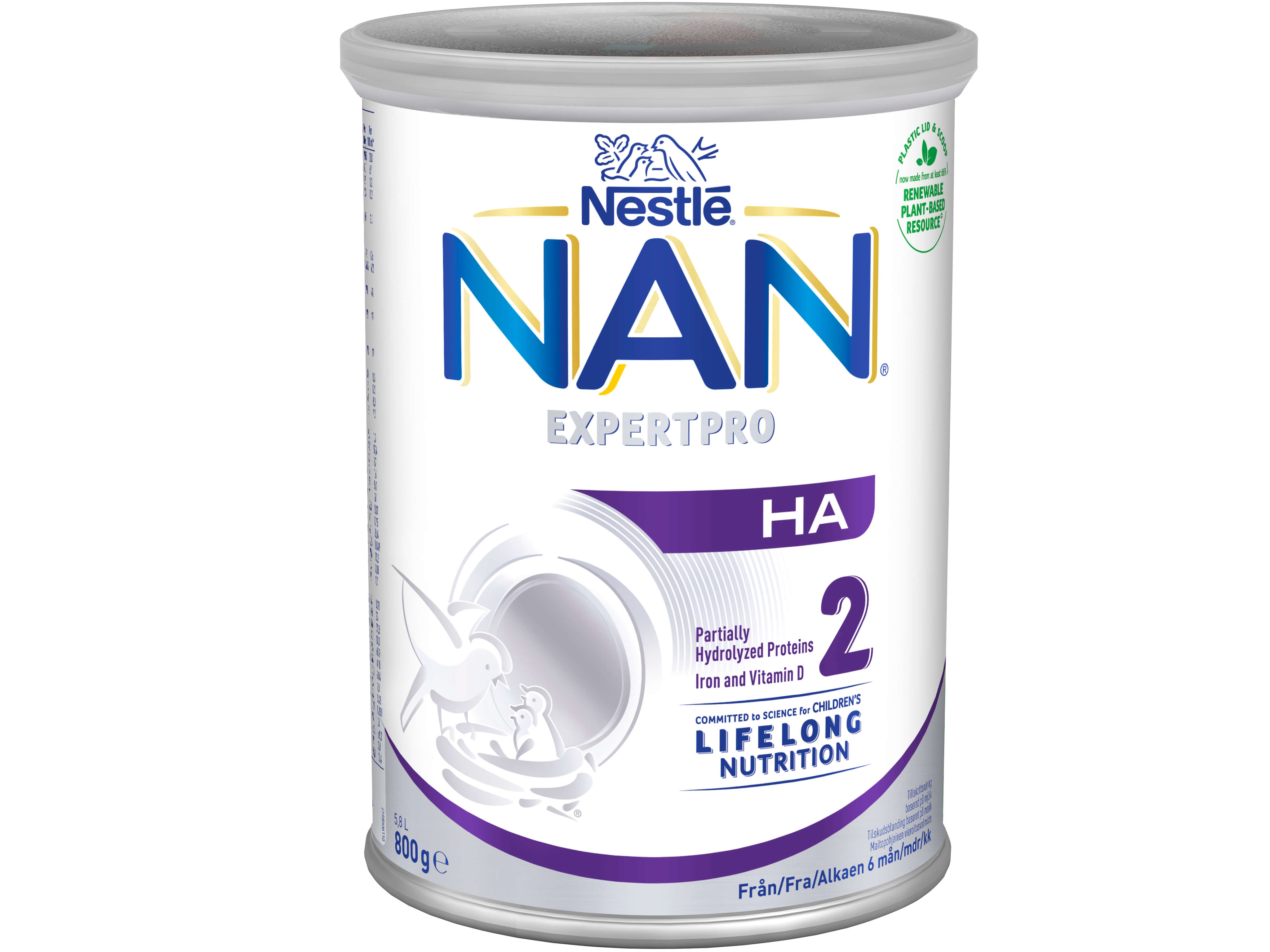 NESTLÈ NAN EXPERTPRO HA 2 tillskottsnäring 800g burk pulver