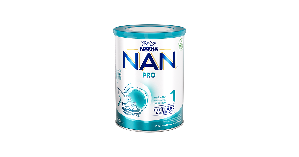 Nestlé NAN PRO 1 modersmjölksersättning 800g burk pulver