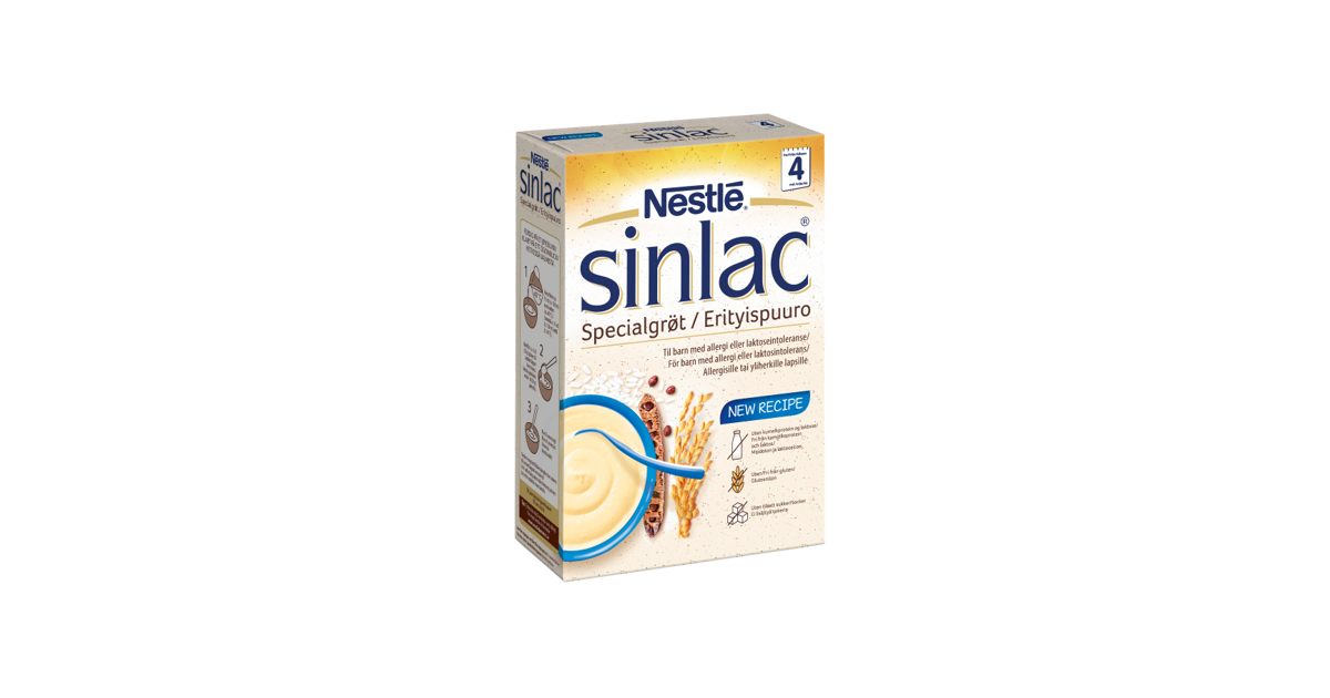 Nestlé Sinlac Specialgröt Från 4 månader | Nestlé Baby&you
